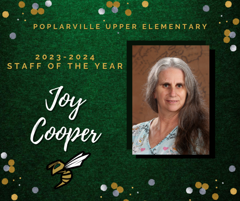 Joy Cooper-PUE Staff Of The Year – Poplarville School District
