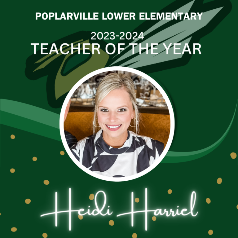 Heidi Harriel-PLE Teacher Of The Year – Poplarville School District