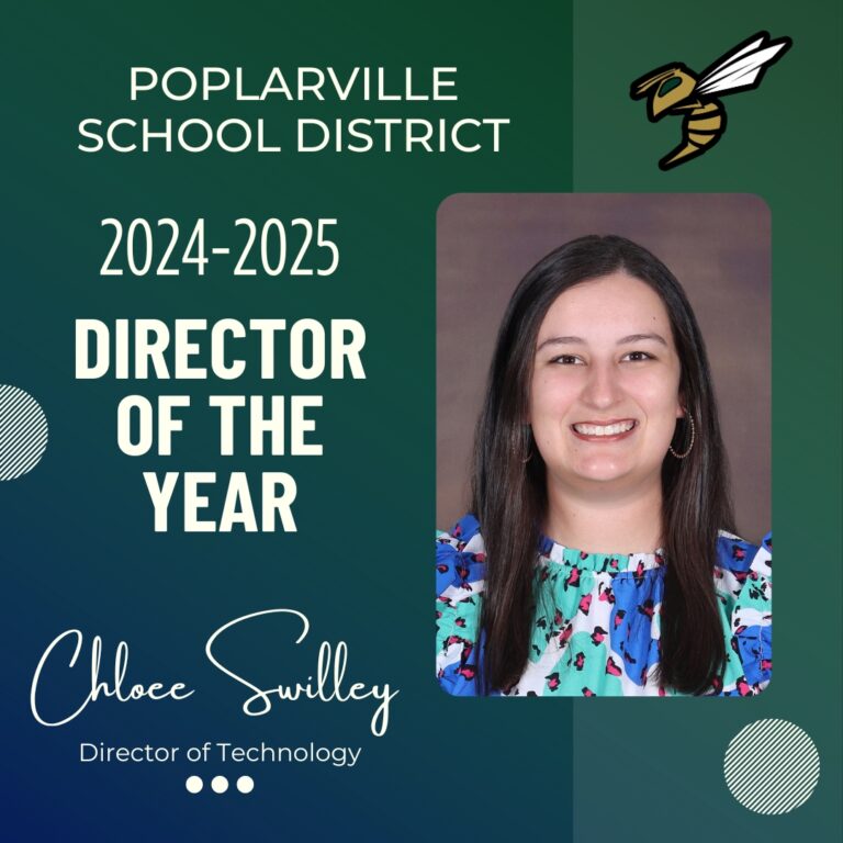 Chloee Swilley-Director Of The Year – Poplarville School District