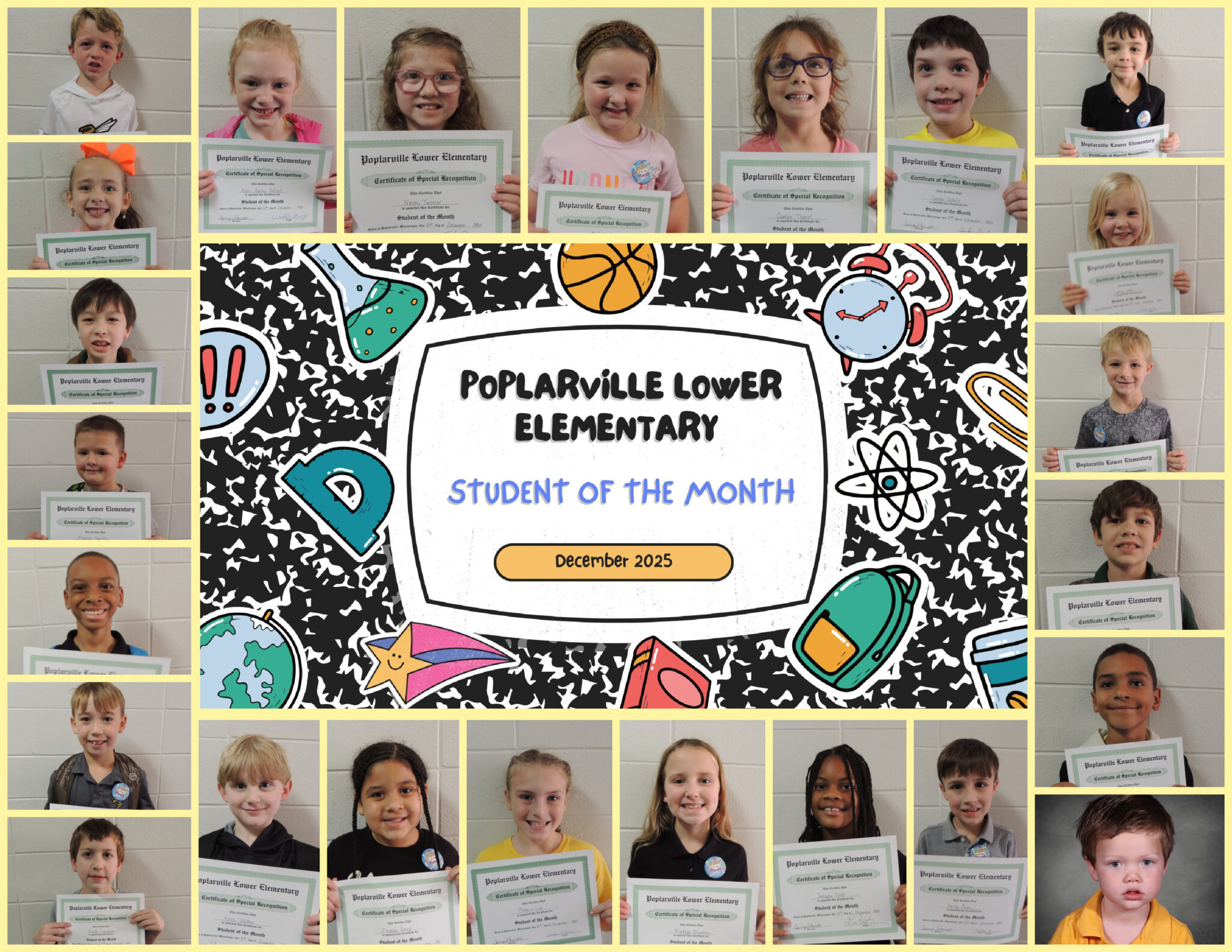 PLE Student of the Month {December 2025} – Poplarville School District
